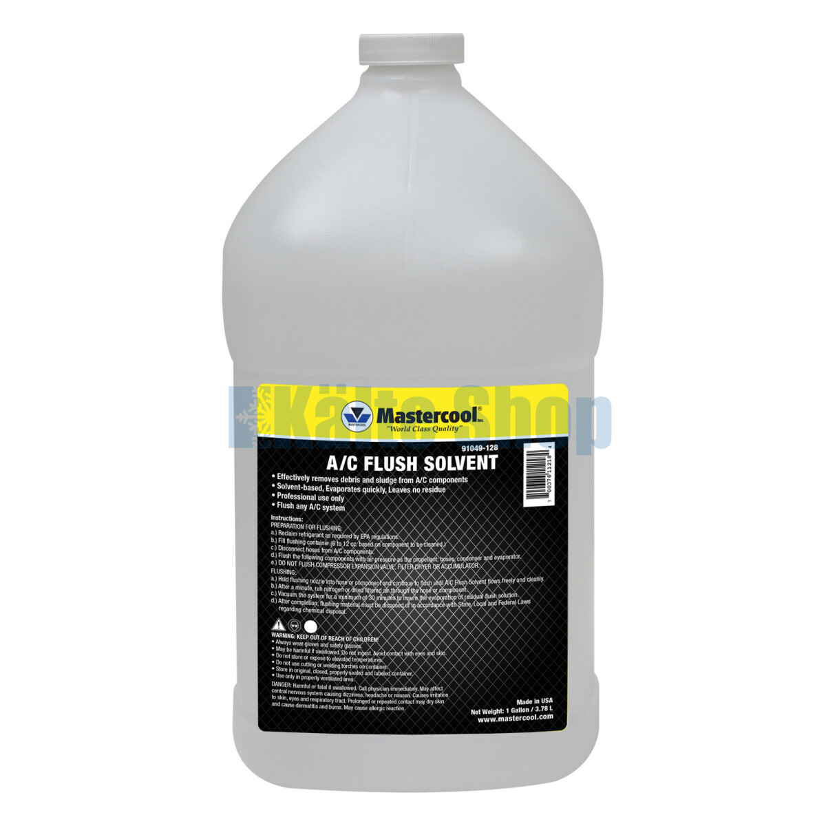 Flushing solvent 3,8L Mastercool - Kaelte-Shop - Your partner for ref