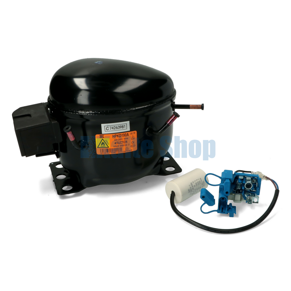 Compressor HPKD190A ZEL - Kaelte-Shop - Your partner for refrigeratio