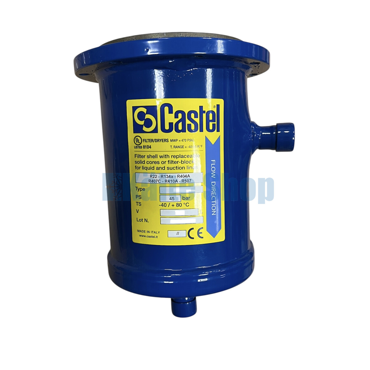 Filterdrier shell 4411/7A Castel - Kaelte-Shop - Your partner for ref