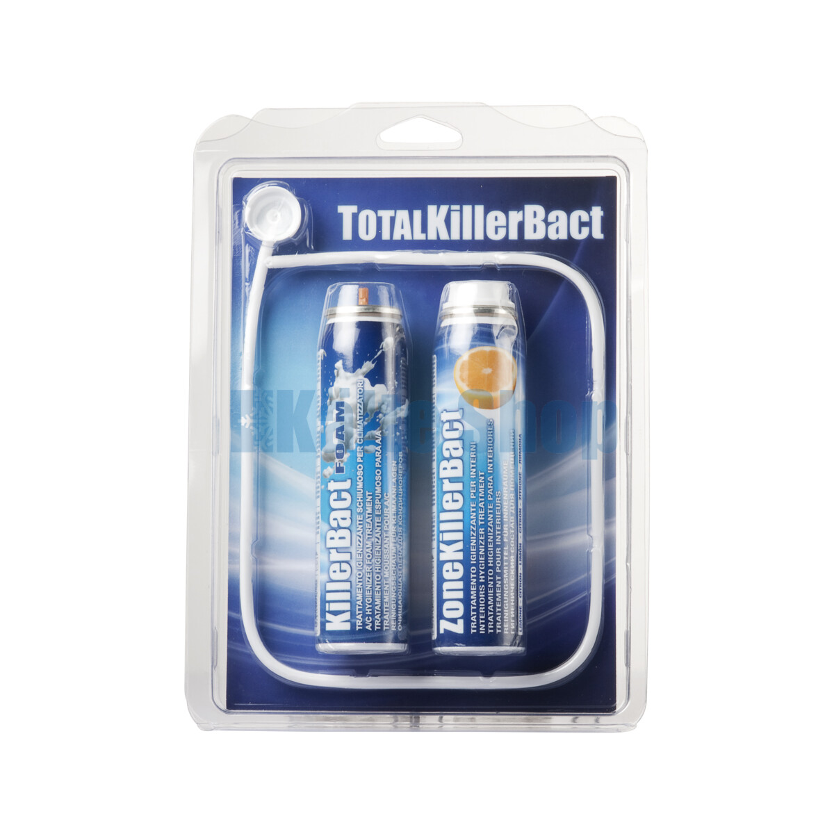 Reinigungsset "Total Killer Bact" RKAB08 Zitrone 100ml - Kälte-Shop