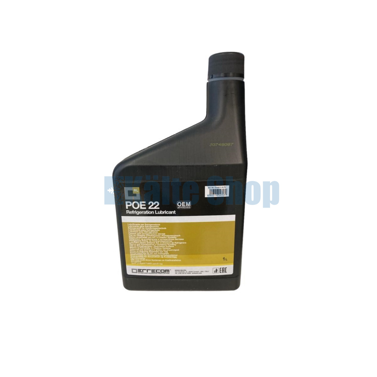 Oil POE22 1L - Kaelte-Shop - Your partner for refrigeration and air c